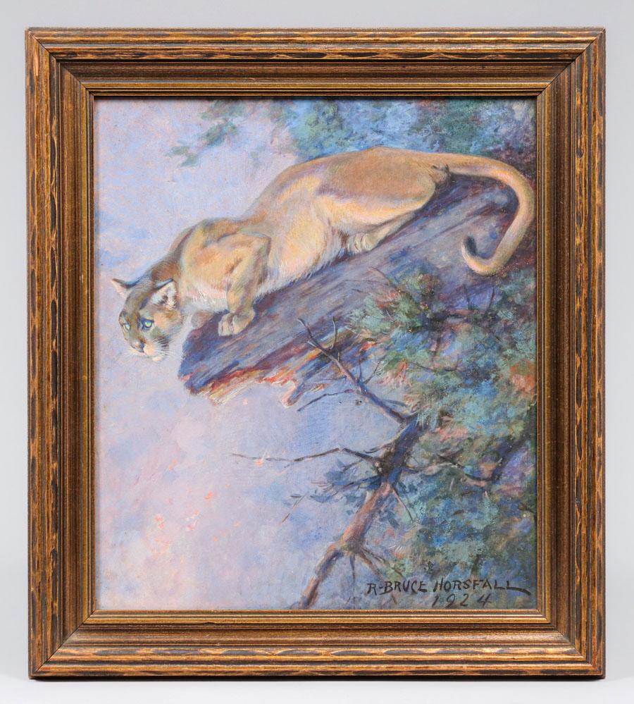 Robert Bruce Horsfall Mountain Lion Watercolor c1920s - Mar 26, 2022 ...