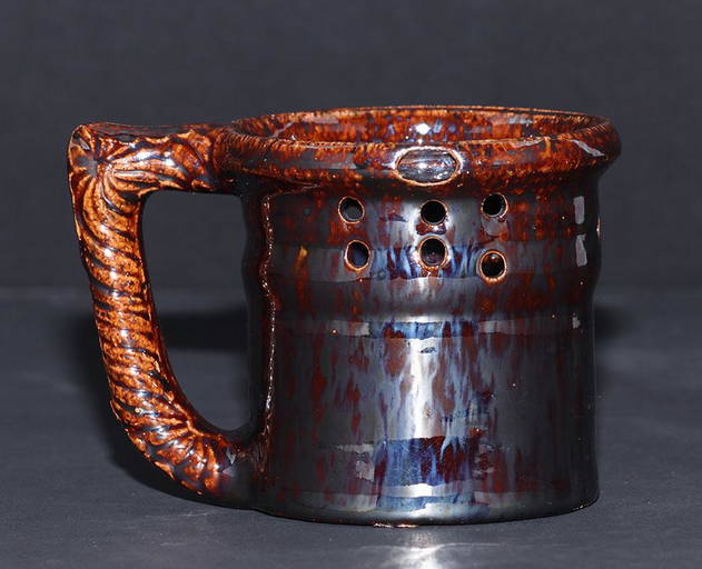 George Ohr Biloxi, Ms Puzzle Mug C1898 1910