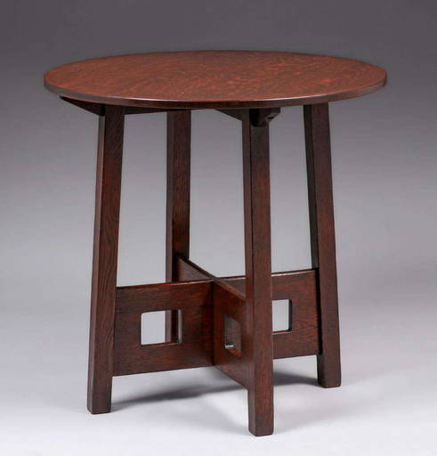 Limbert #148 Cutout Lamp Table C1905