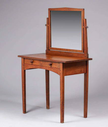 Gustav Stickley Two Drawer Vanity C1912 1915