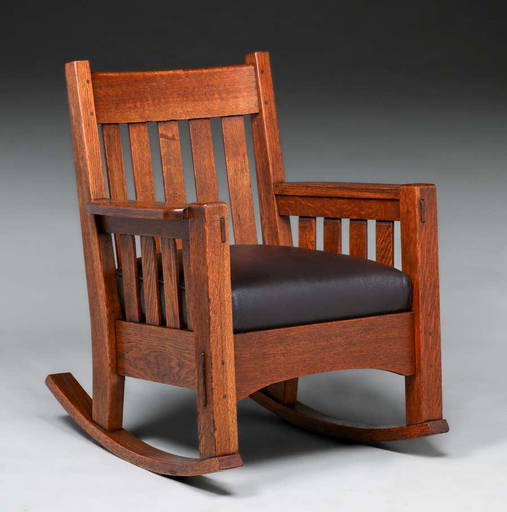 Harden Furniture Co Slatted Rocker c1910s (#0049) on Sep 17, 2022 ...