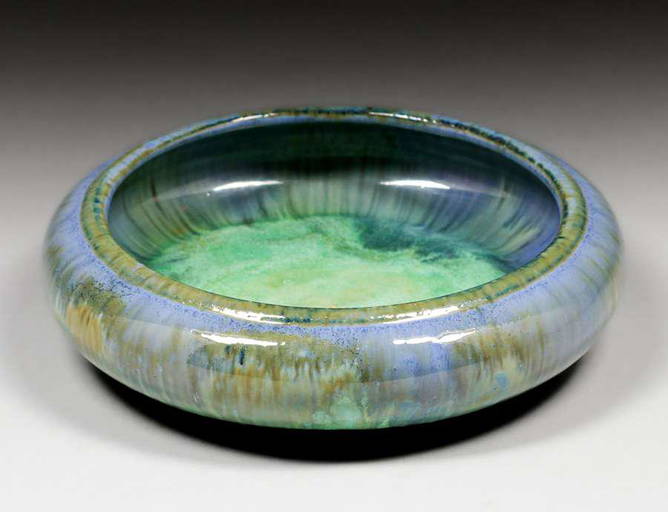 Fulper Pottery Blue & Green Flambe Bowl c1910s (#0089) on Sep 17, 2022 ...