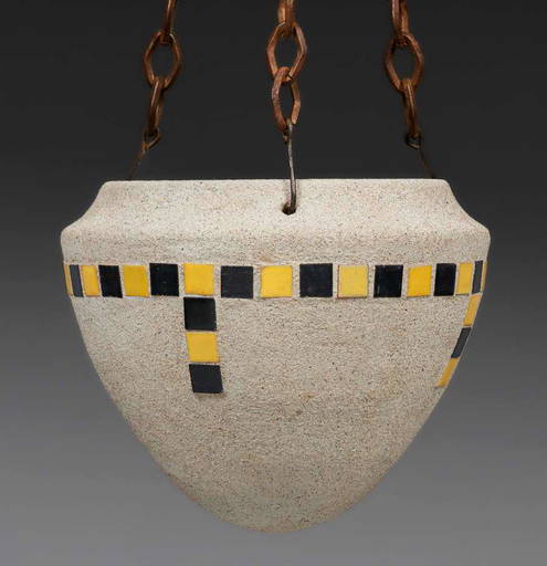 Hillside Pottery Tiled Cement Hanging Planter c1920s - Dec 03, 2022 ...
