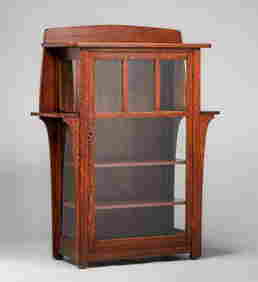 Warren Hile Arts & Crafts China Cabinet - Jan 07, 2018 | Forsythes ...