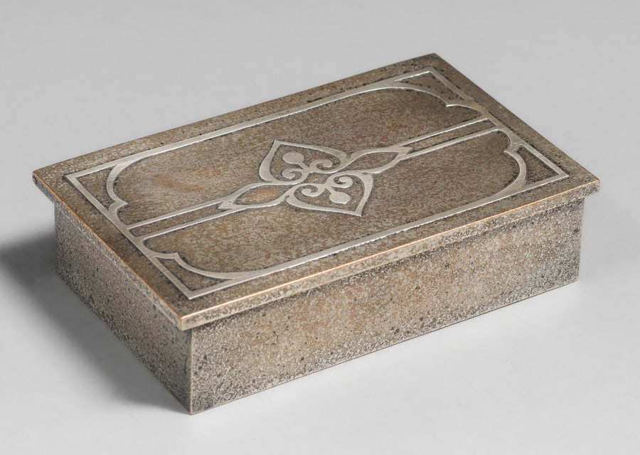 Silvercrest Silver-overlay Bronze Silver-plated Box C1920s Auction