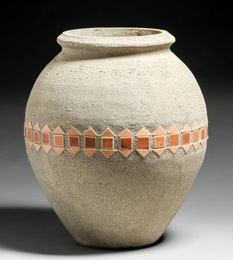 Hillside Pottery Cement Jardiniere C1910