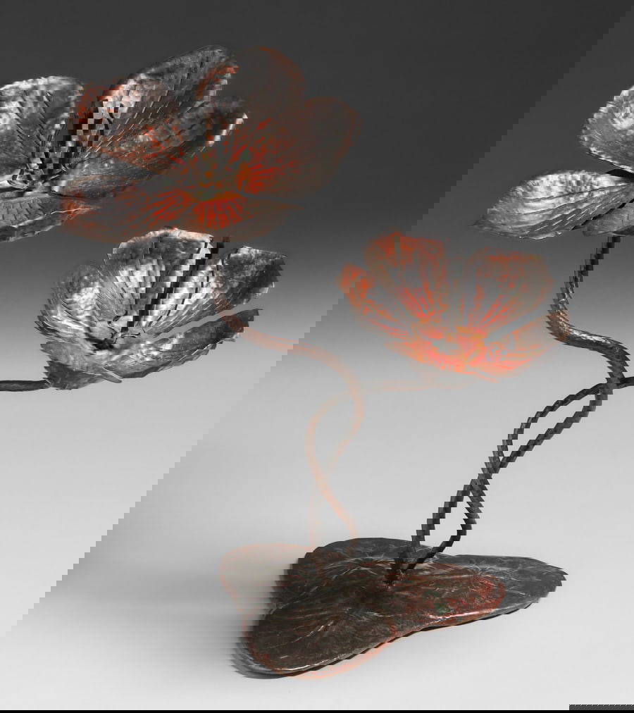 Charles Frederick Eaton - Santa Barbara Organic Hammered Copper Floral ...