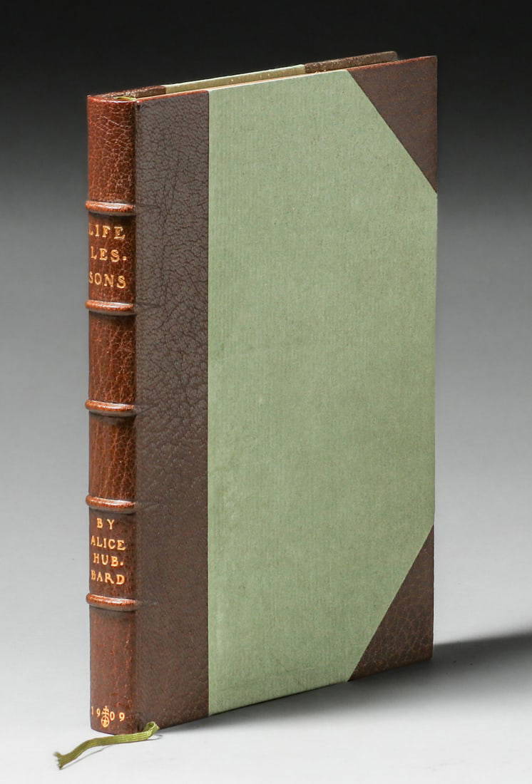 Roycroft Book "life Lessons" Alice Hubbard 1909 Auction