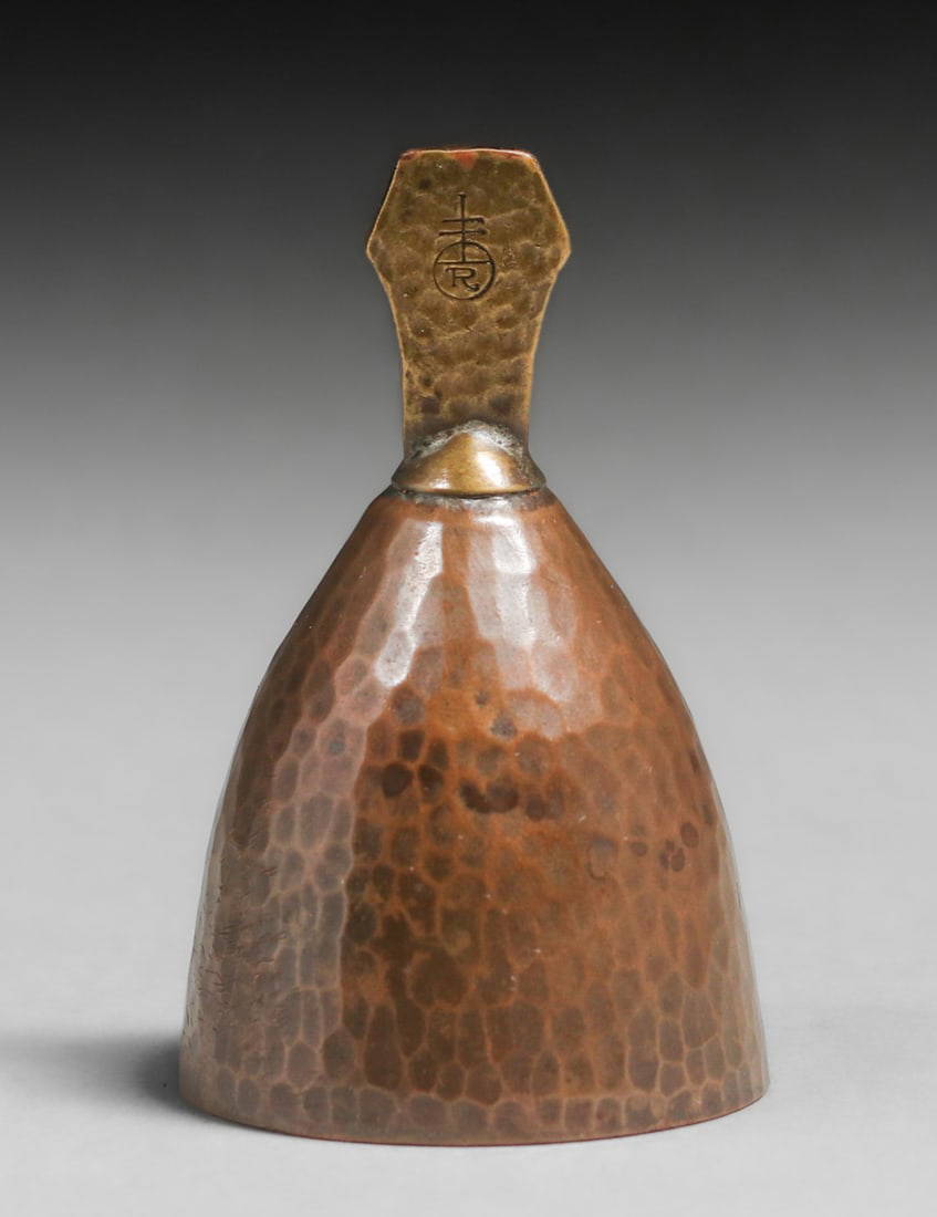 Roycroft Hammered Copper Dinner Bell C1920s Auction