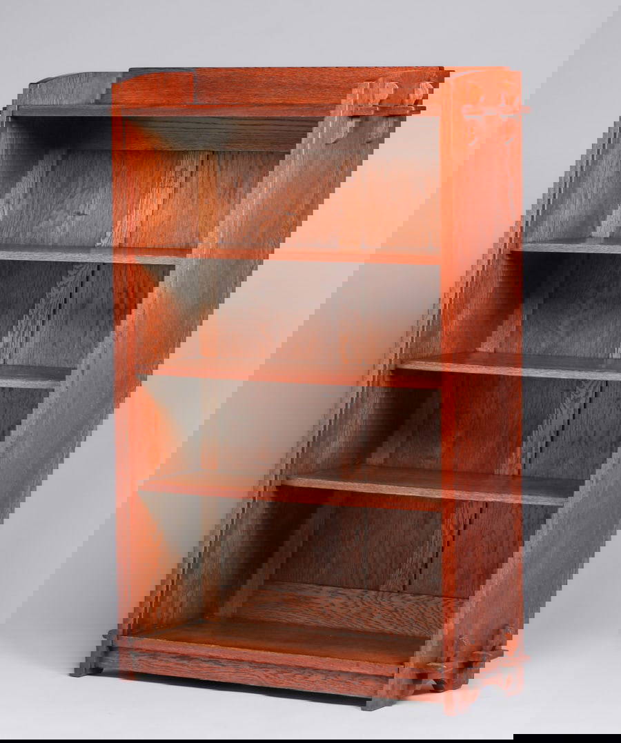 Gustav Stickley Tenon & Key Open Bookcase C1910 Auction