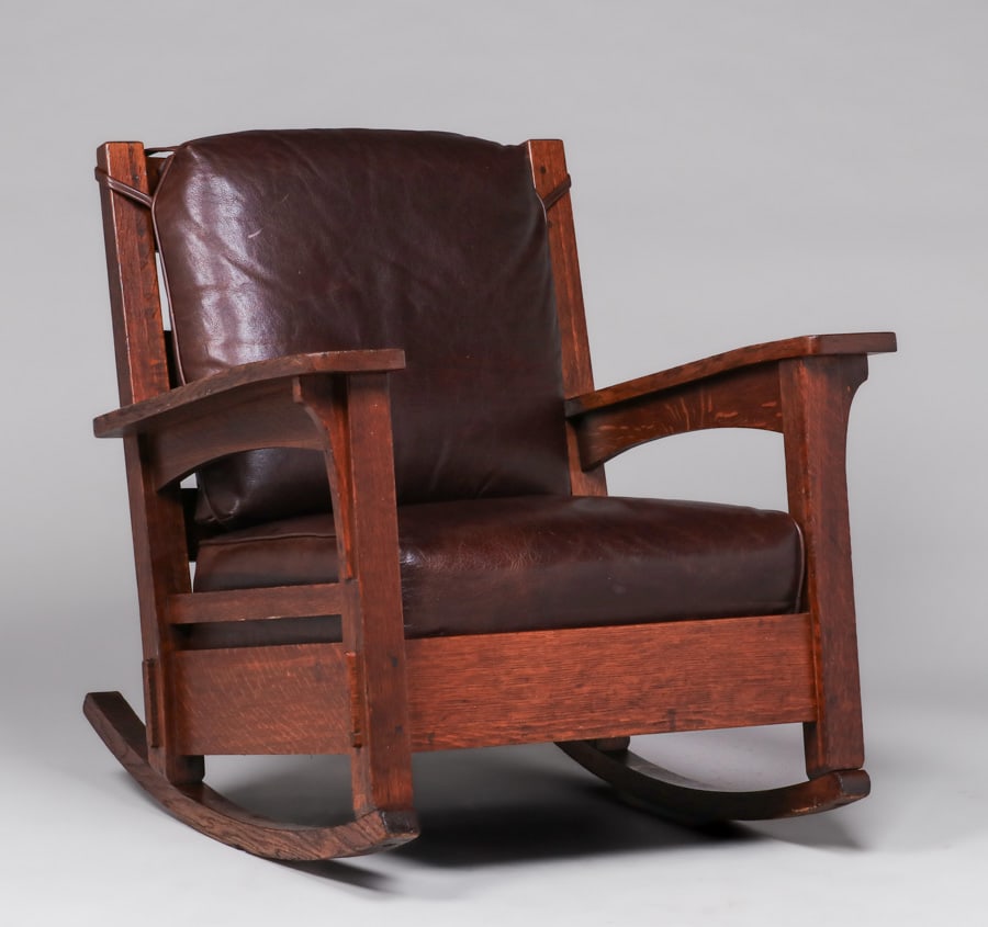 Charles Stickley Massive Bertram Rocker C1910 - Dec 09, 2023 ...