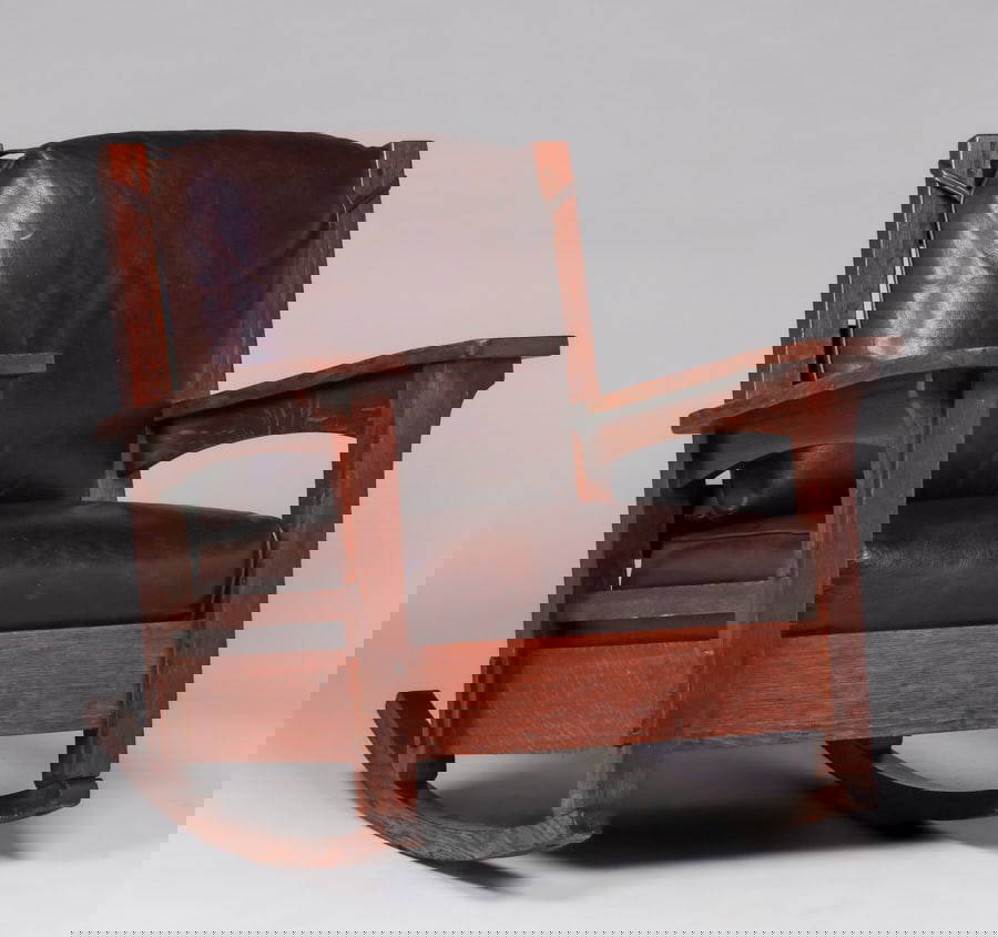 Charles Stickley Massive Bertram Rocker C1910 - Dec 09, 2023 ...