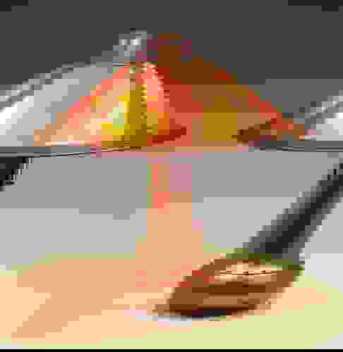 Contemporary Luke Marshall Hammered Copper & Mica Two-socket Lamp C2015 ...