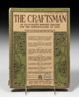 Gustav Stickley's Craftsman Magazine May 1903 Auction