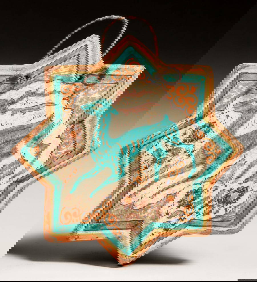 Star-of-david Shaped Middle Eastern Tile Auction