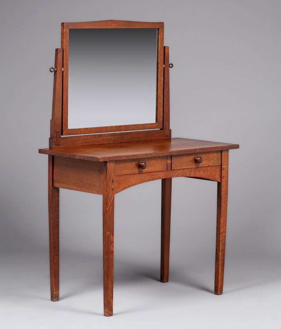 Gustav Stickley Two-drawer Vanity C1912-1915 Auction