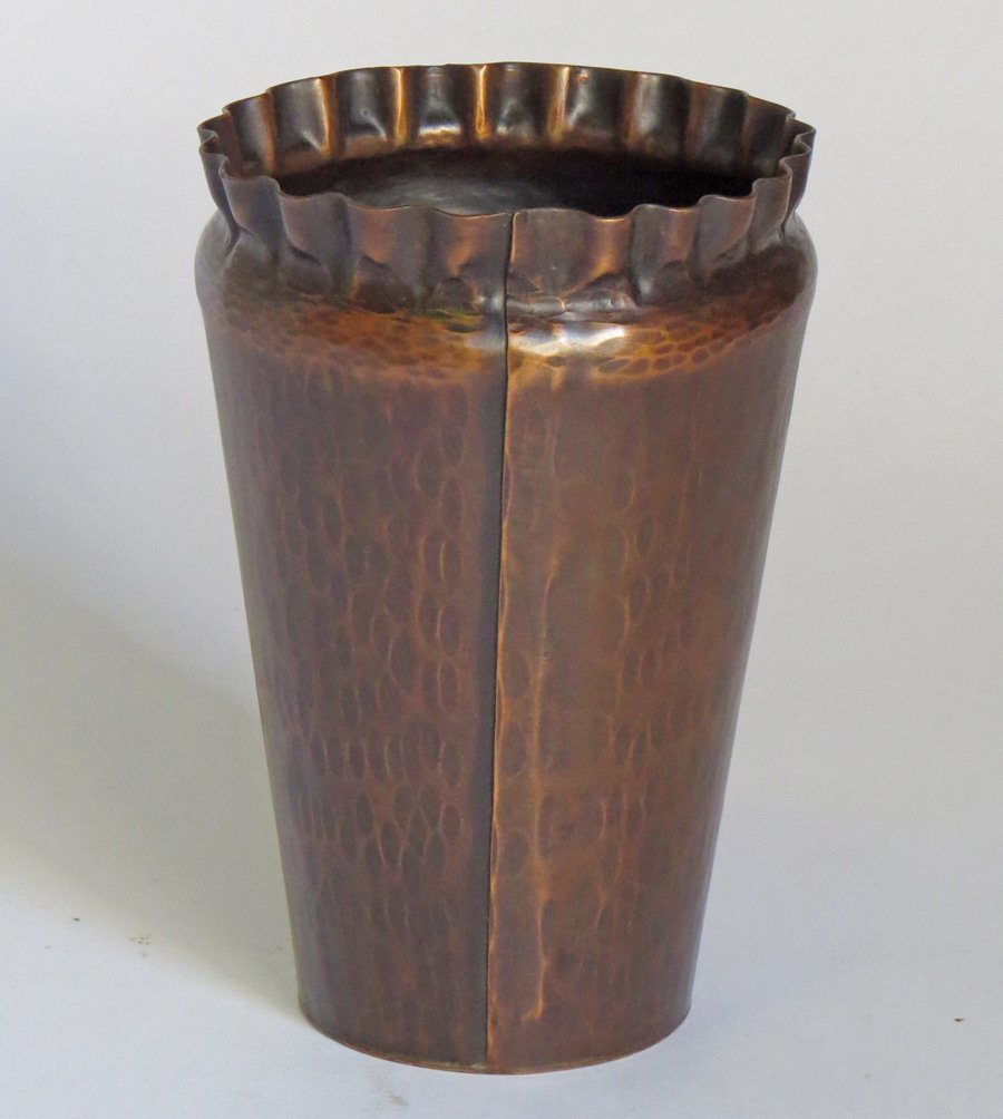 Albert Berry Hammered Copper 2-Handled Vase - Jul 13, 2014 | California ...