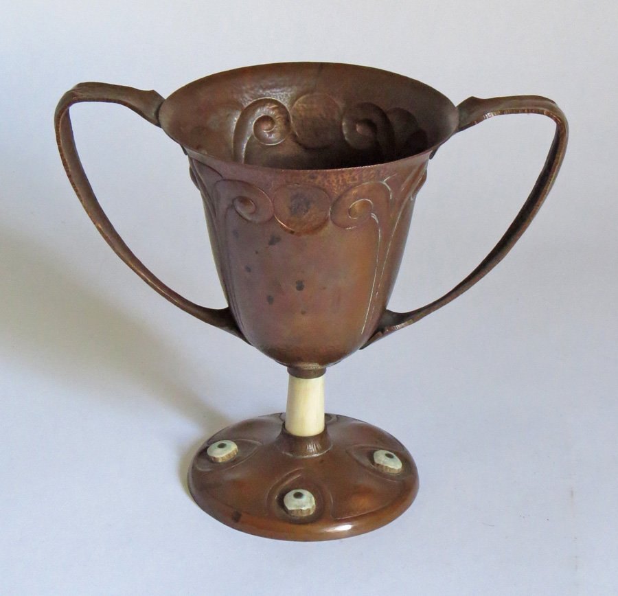 Albert Berry Hammered Copper 2-Handled Vase - Jul 13, 2014 | California ...