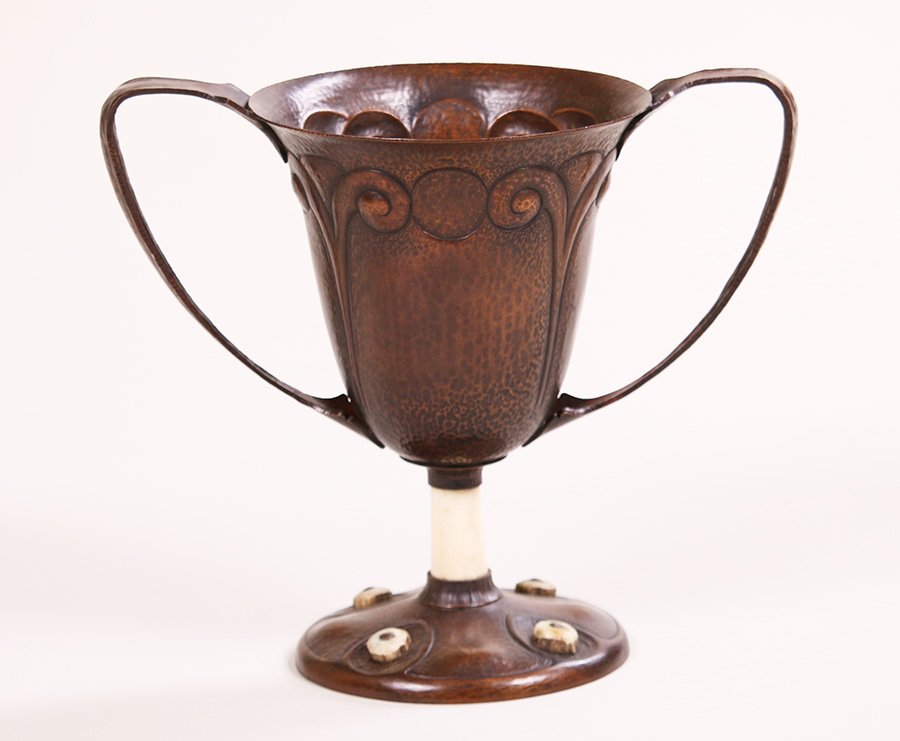 Albert Berry Hammered Copper 2-Handled Vase - Jul 13, 2014 | California ...