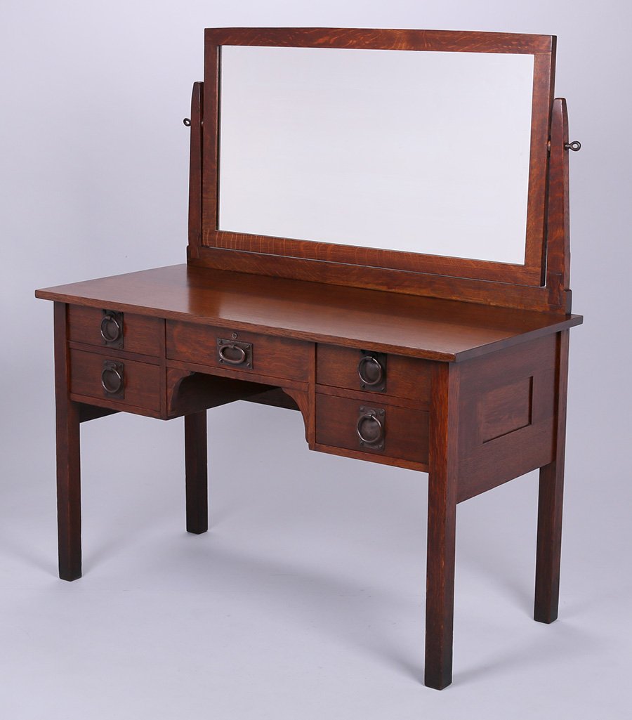 Gustav Stickley 5-Drawer Vanity