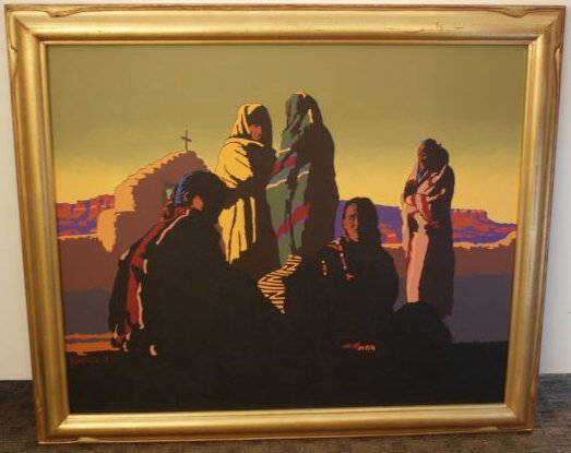 Billy Schenck Oil On Canvas Original Work