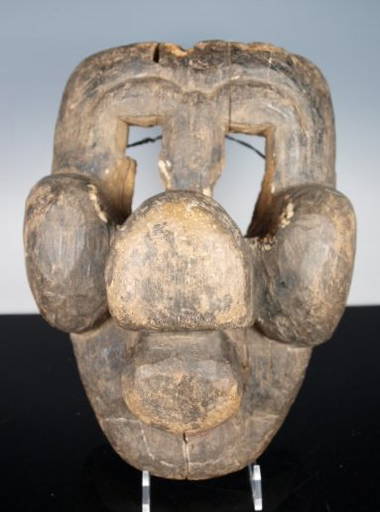 Old Mexican Dance Mask, "chak" (rain God)