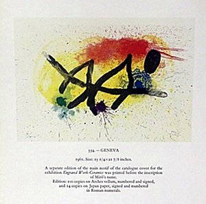 Print "geneva" By Joan Miro