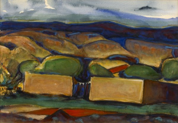 Haddock Arthur Watercolor American Art