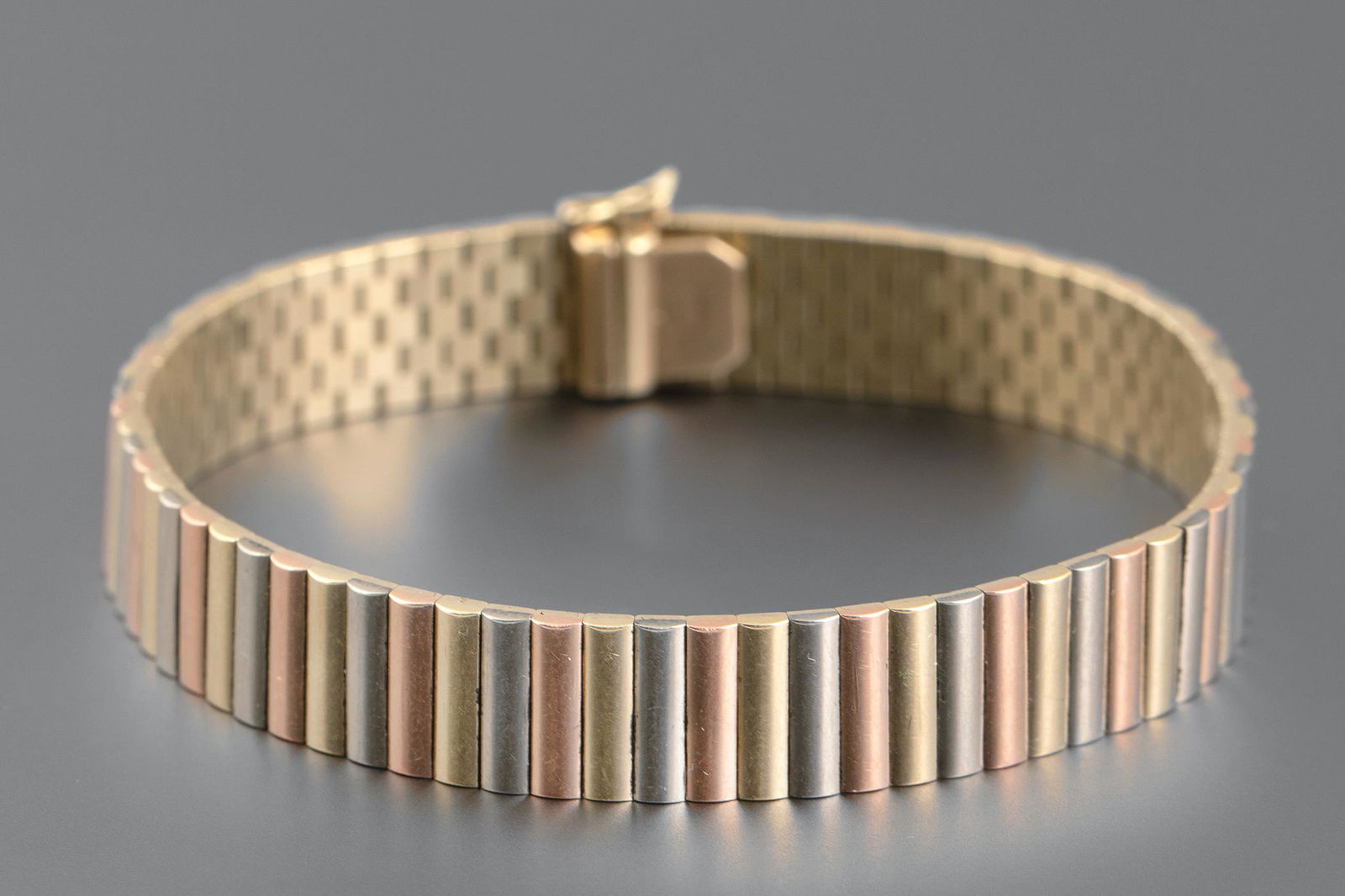 An Italian Tri-color Gold Bracelet (#0047) on Oct 16, 2021 | Santa Fe ...