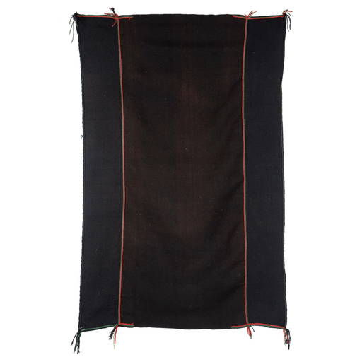 Hopi, Manta With Indigo And Embroidery, Ca. 1900