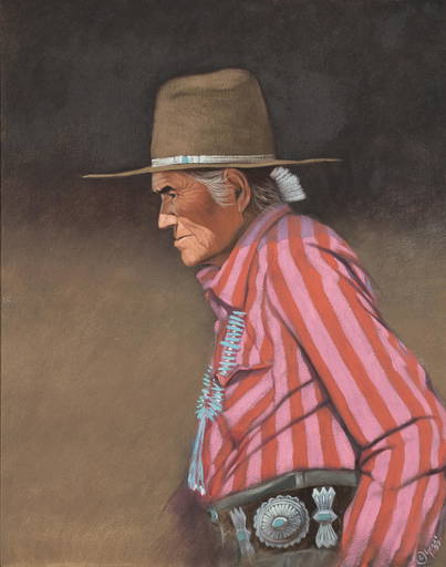Yazz, Portrait Of Navajo Man, 1993