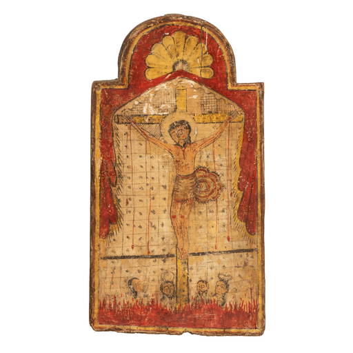 Pedro Fresquis, Cristo Crucificado Retablo, Ca. 1785 1831