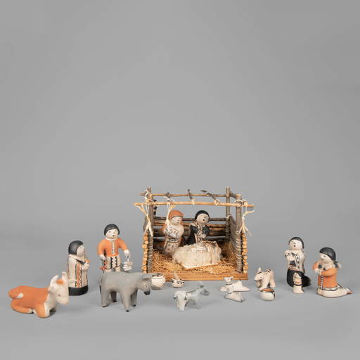 Helen Cordero, Eighteen Piece Nativity Scene, Ca. 1980