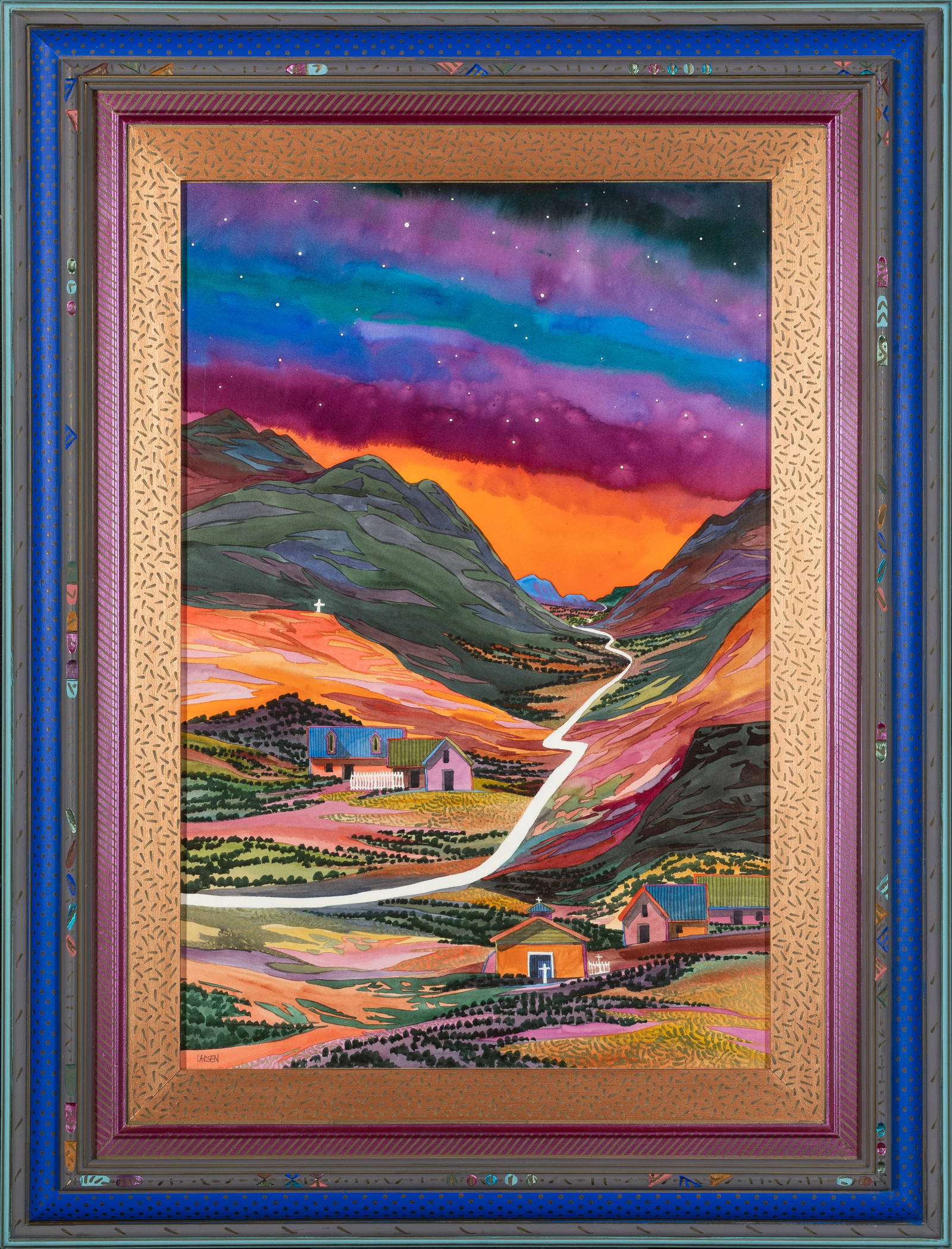 Fran Larsen, Crossing The Pass, 2000 Auction