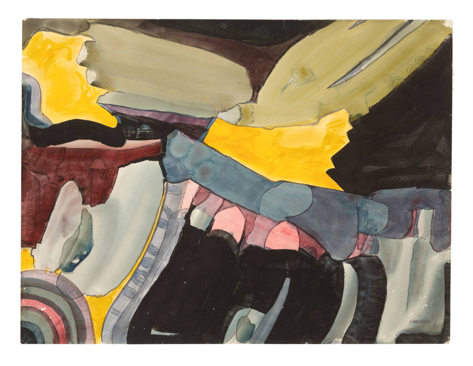 William Thomas Lumpkins, Derivation, From High Desert Series, 1962 Auction