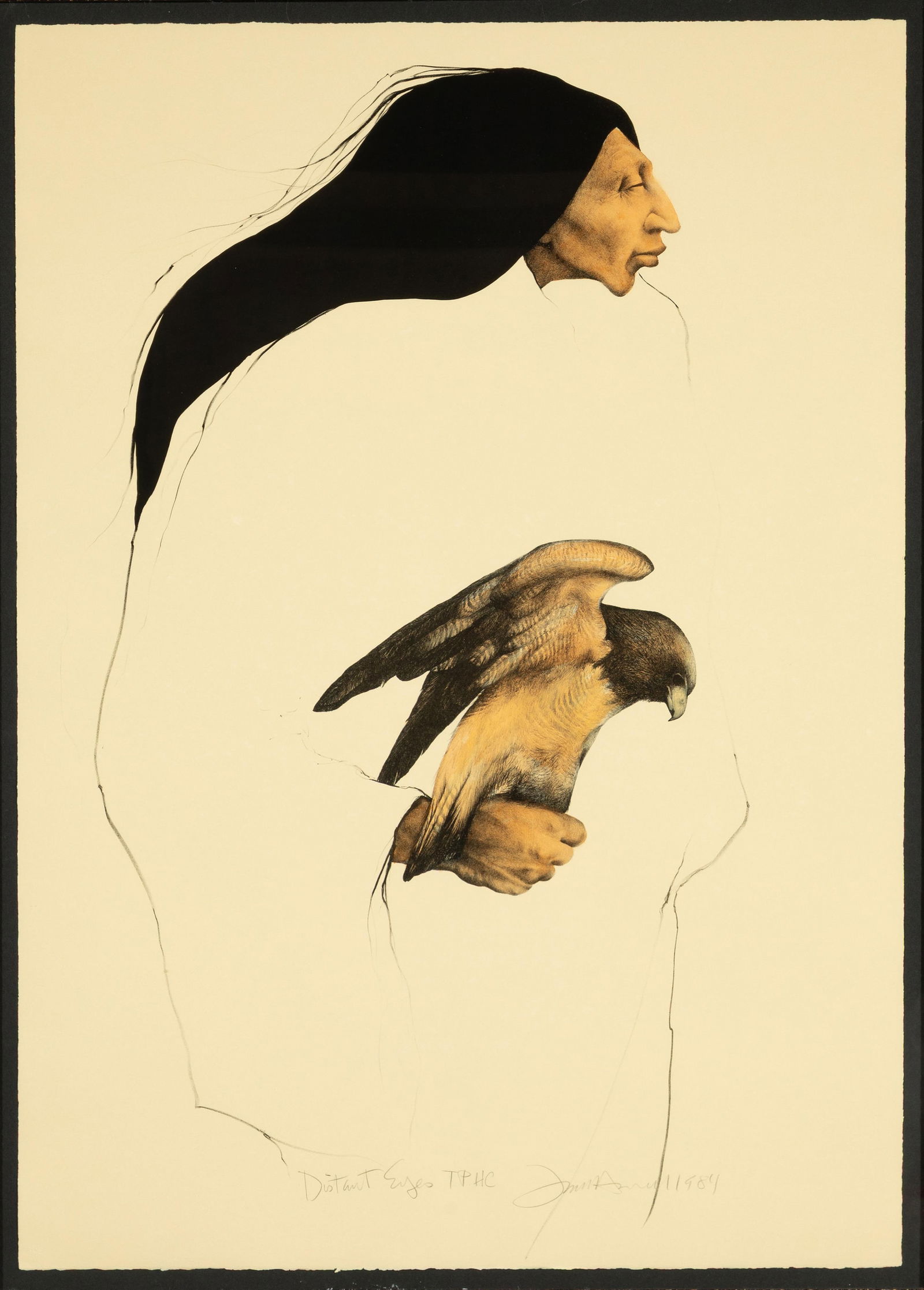 Frank Howell, Distant Eyes, 1984 Auction