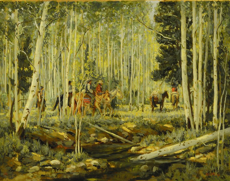 FREMONT ELLIS , Through the Aspens , 1927