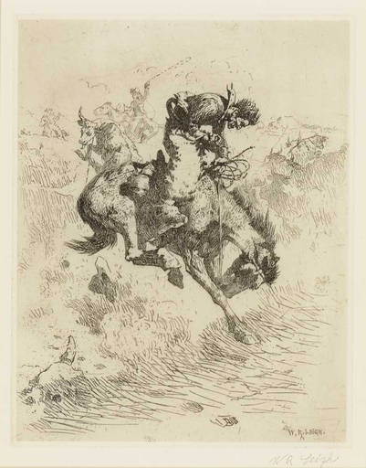 William R. Leigh (1866 1955), Bronco Buster