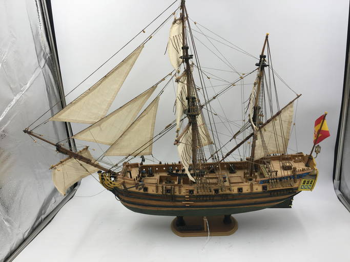 La Candelaria Wood Ship Model