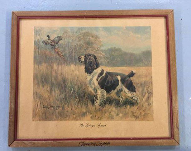 Tavern Beer, Edwin Megargee, The Springer Spaniel Auction
