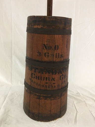 Standard Churn Co. Banded Stave Floor Churn