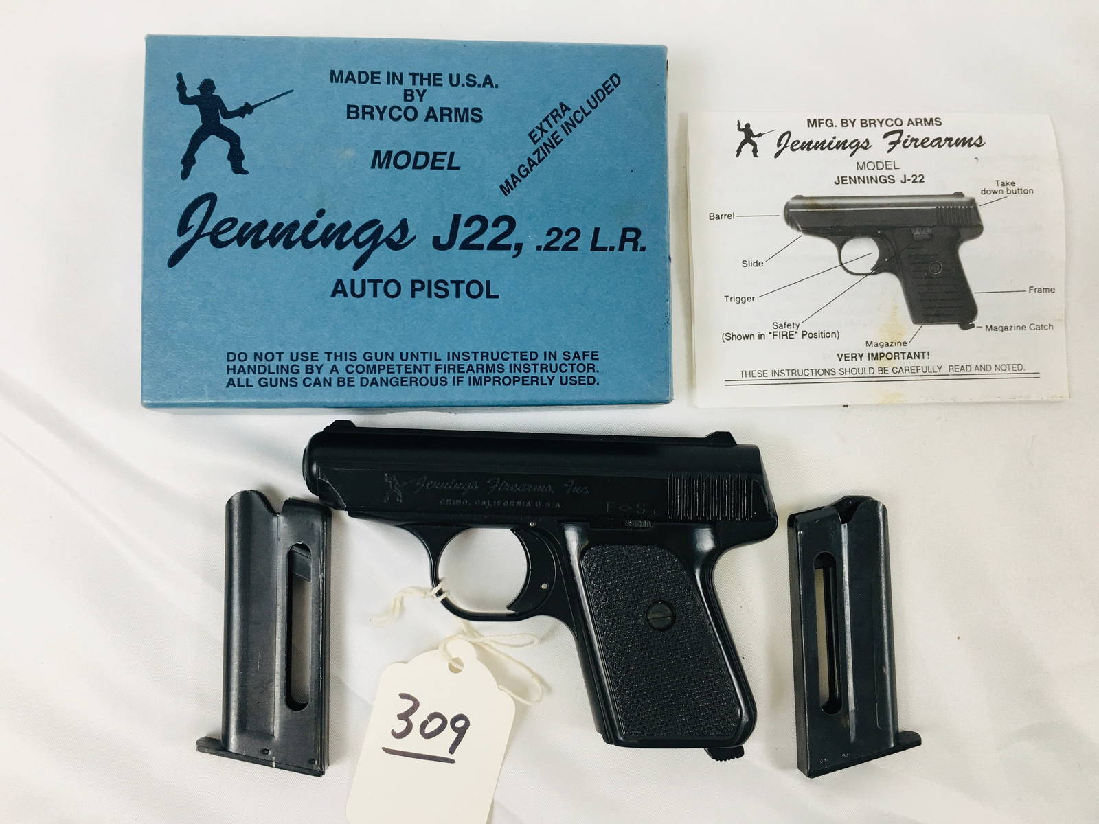 Jennings Firearms J-22 Pistol Auction