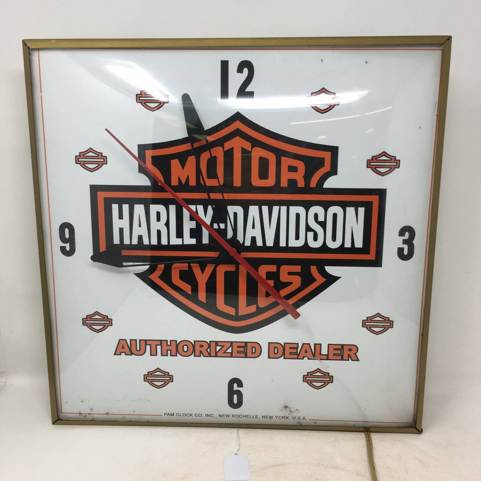 Harley Davidson Pam Electric Clock Auction
