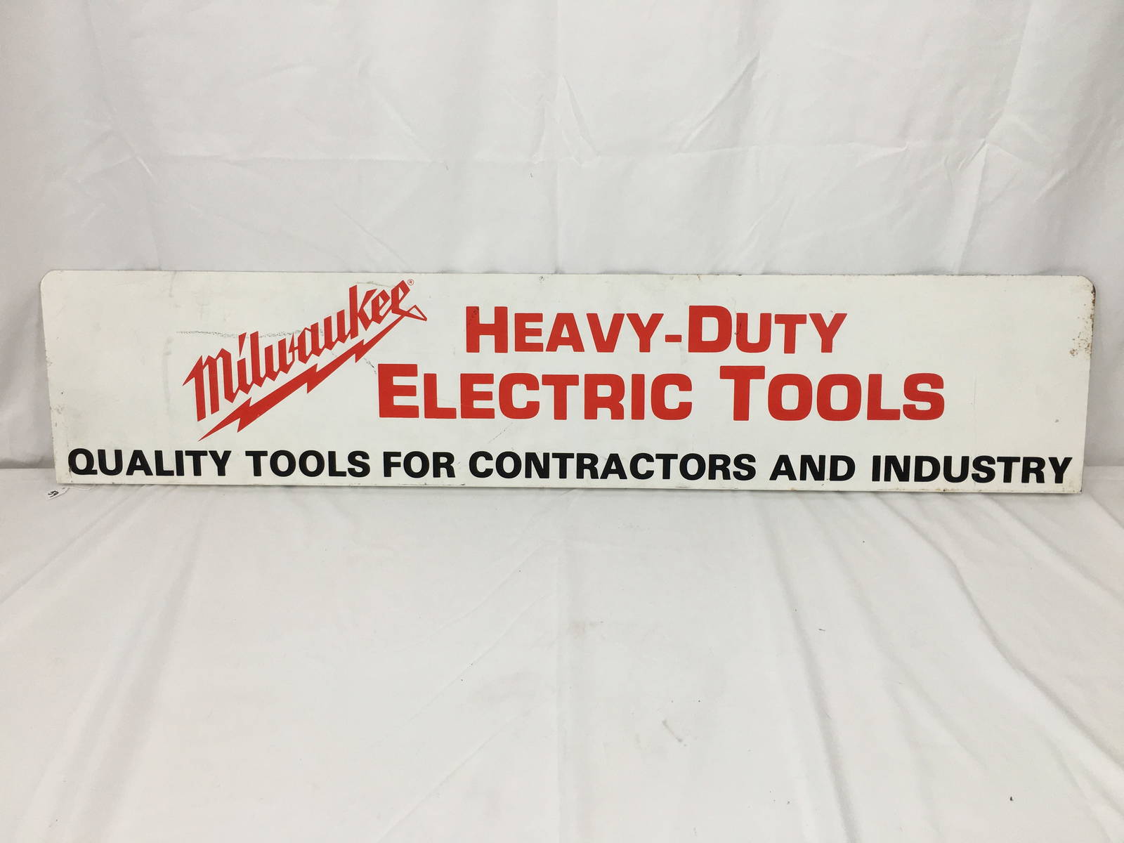 Milwaukee Heavy-duty Electric Tools Advertising Sign Auction