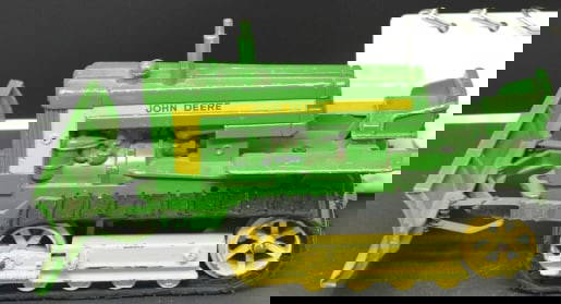 Vintage John Deere 40 Crawler Dozer Original Paint & Tracks 10" X 5" X ...