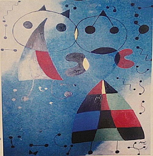 Joan Miro Child Flying Kite