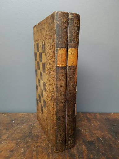 Antique Backgammon And Chess Board Book