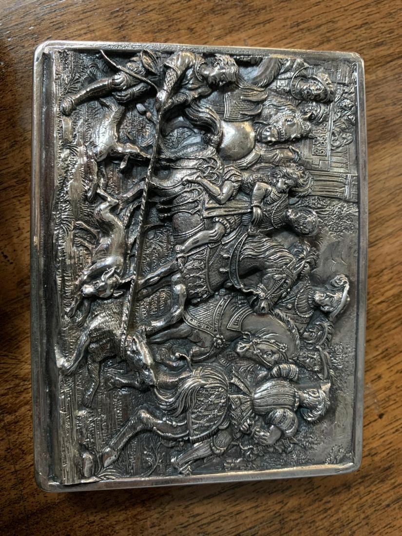 Henryk Winograd Silver Repousse Plaque, Battle - Jan 30, 2020 ...