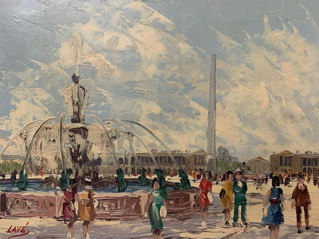 Robert Heyer Hayes, Oil On Canvas, Street Scene