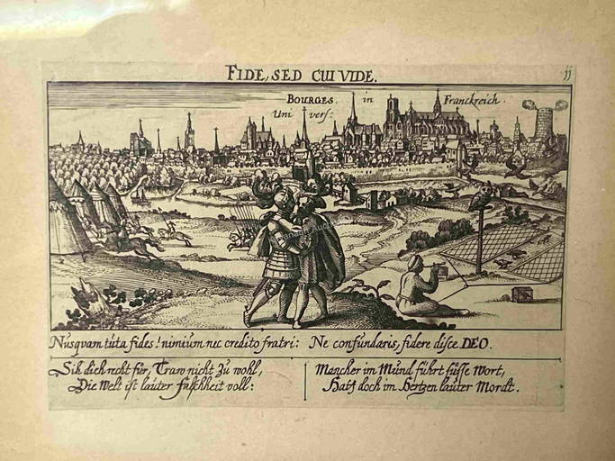 Daniel Meisner Engraving Bourges France 1630